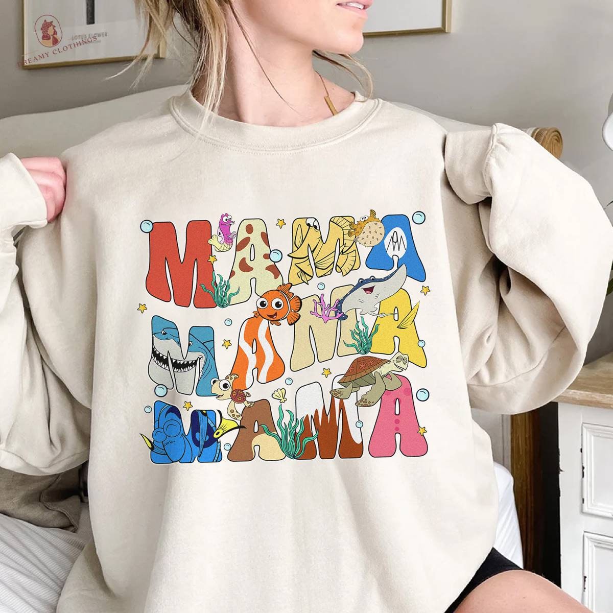 Retro Mama Finding Nemo Shirt Finding Nemo Family Shirt Ne | Inspire Uplift