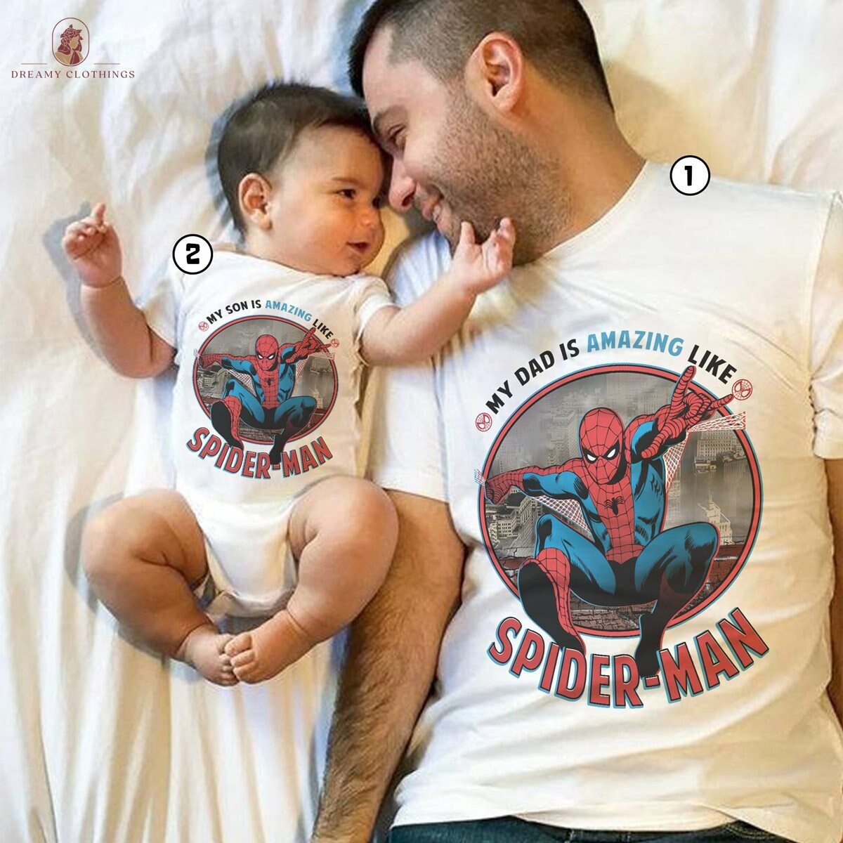 Spider Man Amazing Dad Son Shirt Father and Son Shirt Spid | Inspire Uplift