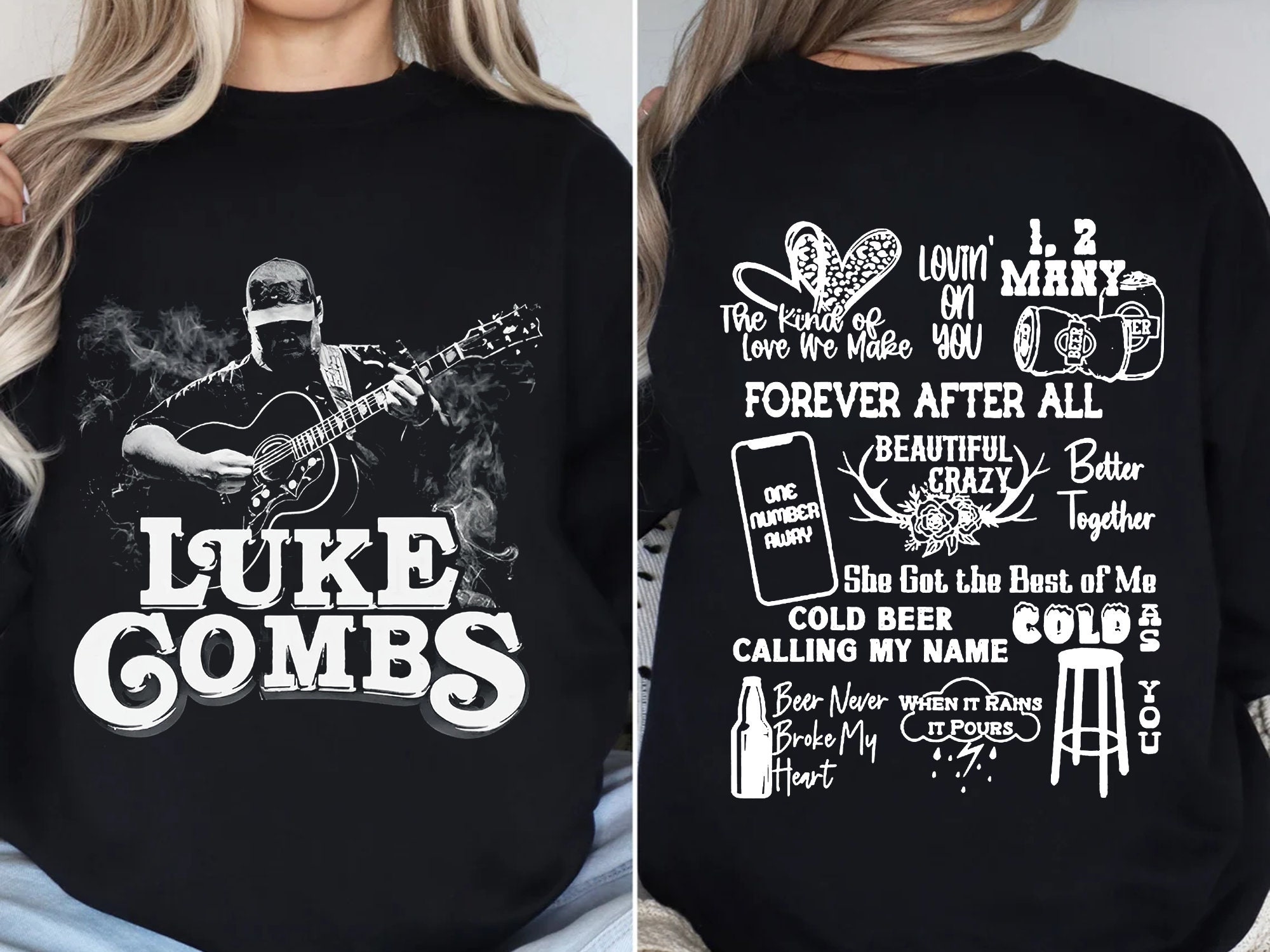 Retro Luke Combs 2024 Tour Shirt, Luke Combs Shirt, Country | Inspire ...