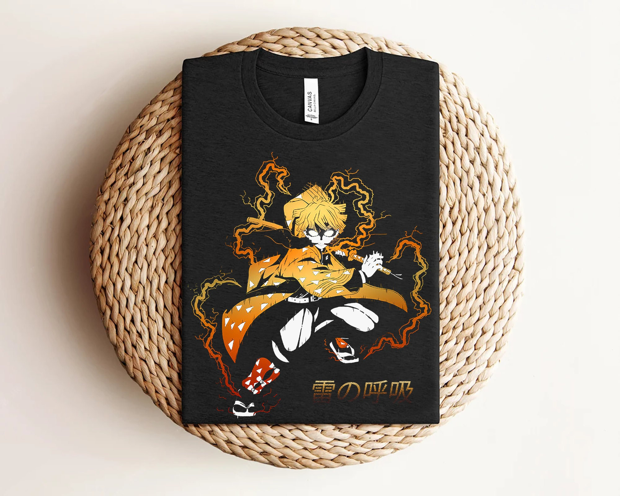 Demon Slayer Zenitsu Shirt, Kimetsu No Yaiba T-Shirt, Best A | Inspire ...