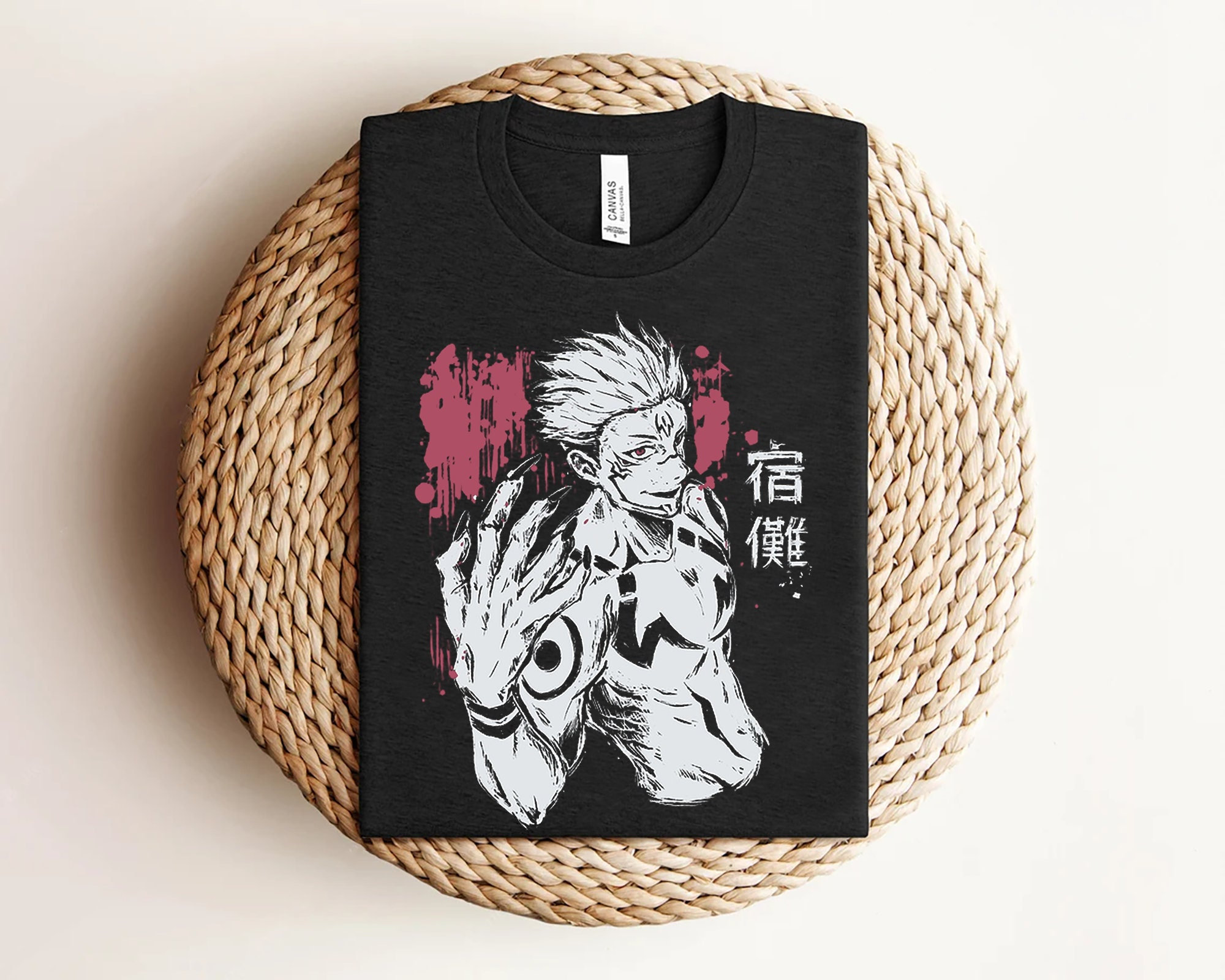 Sukuna Shirt, Jujutsu Kaisen Shirt, JJK Sukuna Anime T-Shirt | Inspire ...