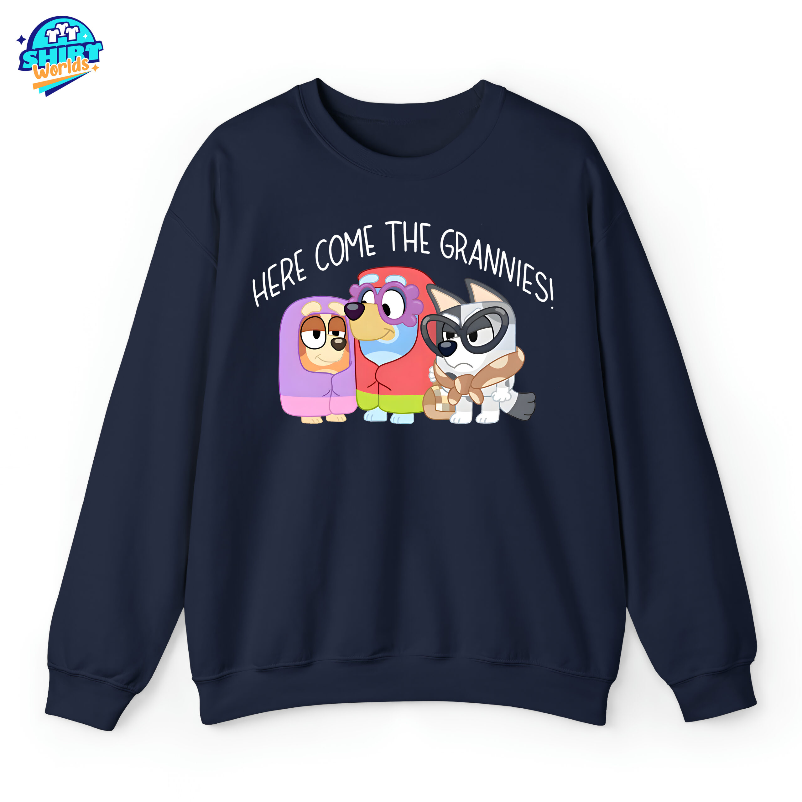 Here Comes The Grannies Bluey Shirt, Bluey shirt, Bluey Char - Inspire ...