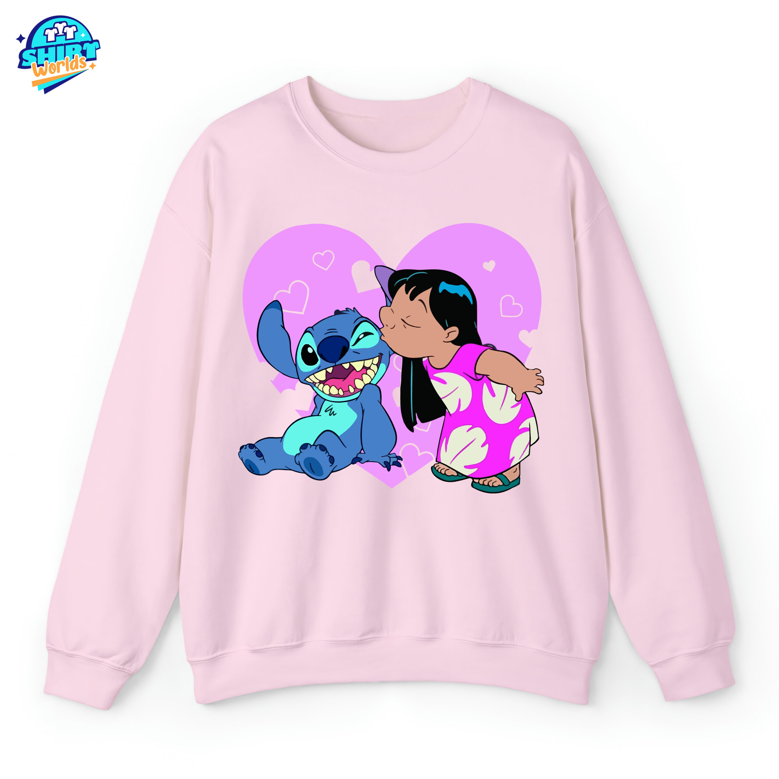 Stitch And Angel Sweatshirt, Lilo and Stitch Love Hoodie, Va | Inspire ...