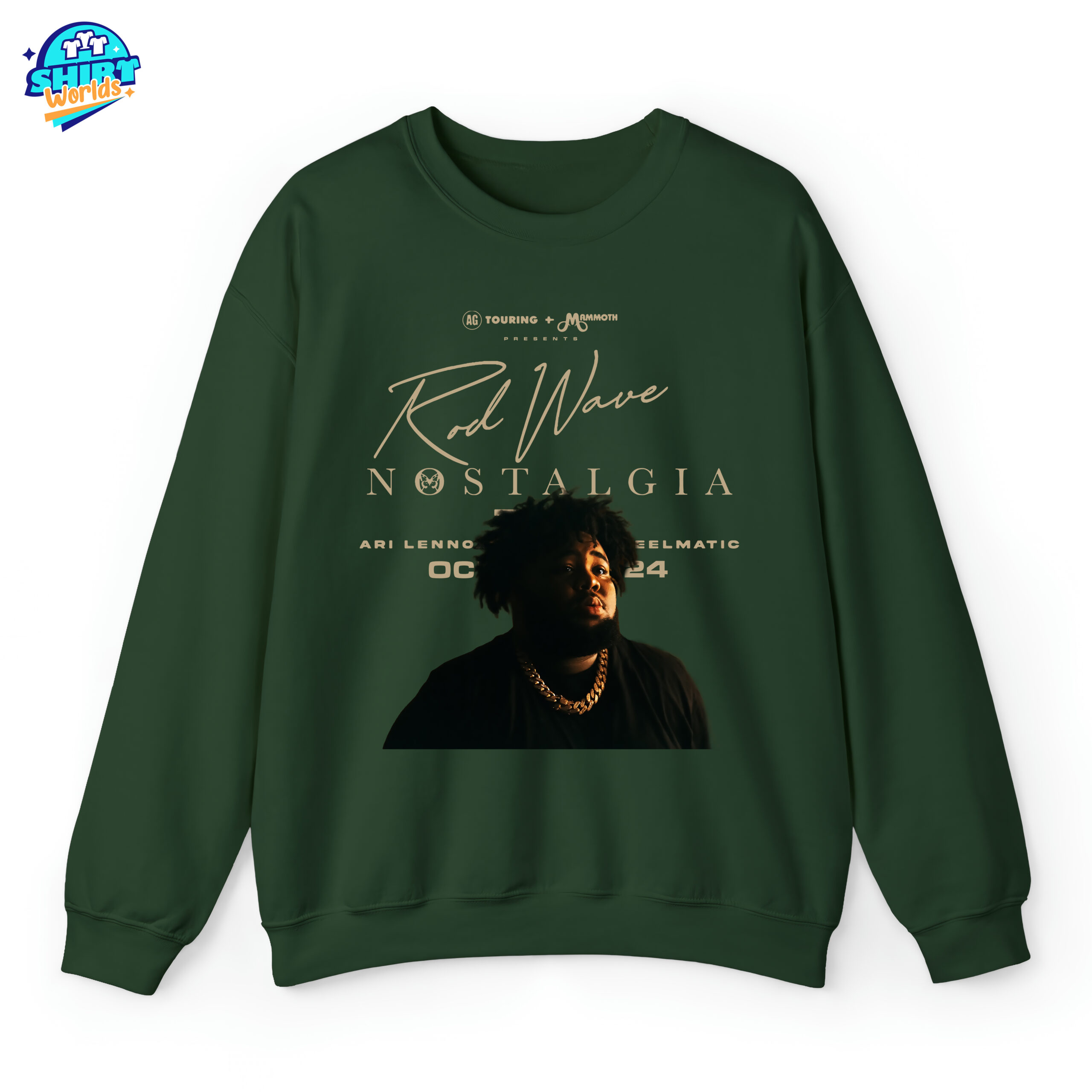 Rod Wave Hiphop Tee, Rod Wave Nostalgia 2023 Rap Music Sweat | Inspire ...