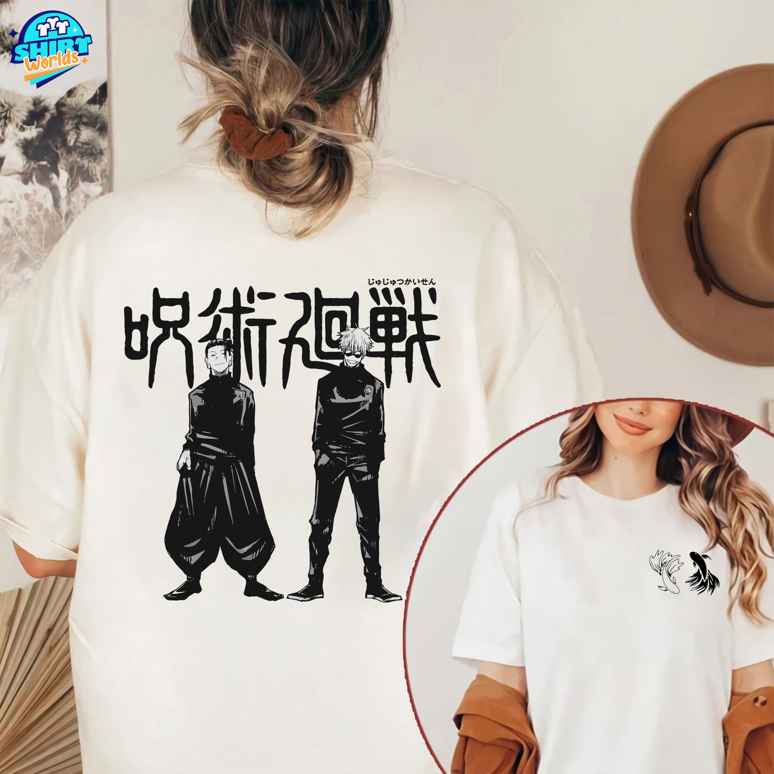 Jujutsu Kaisen Shirt, Gojo Satoru Shirt, Geto Suguru Shirt, | Inspire ...