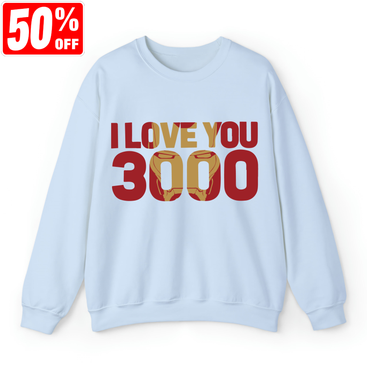 Marvel Avengers Endgame Iron Man I Love You 3000 Text Fill T | Inspire ...