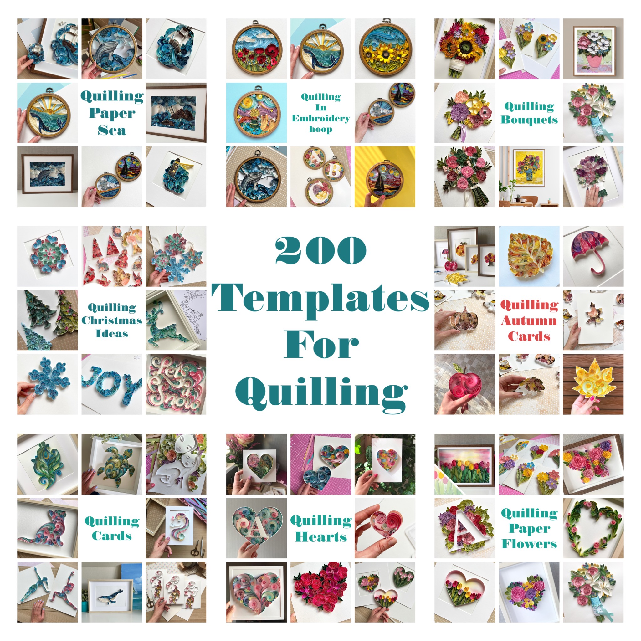 Quilling VIDEO TUTORIALS - Five hours of video lessons and A - Inspire ...