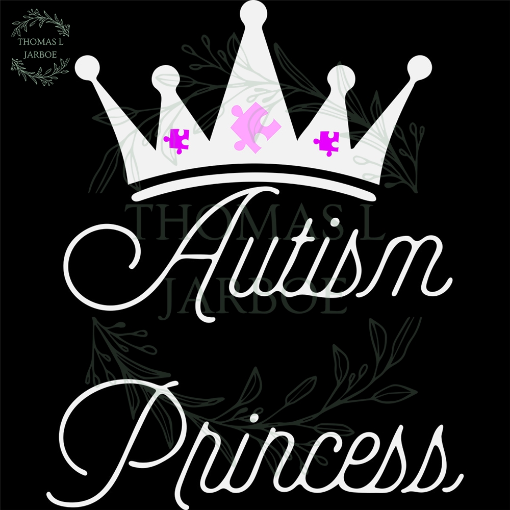 Autism Princess Crown Puzzle PNG - Inspire Uplift