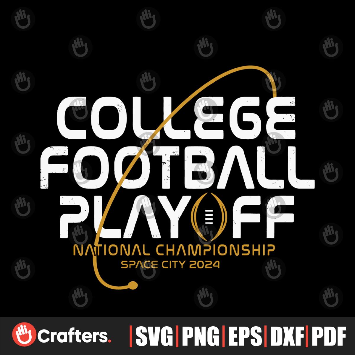 College Football Playoff Space City 2024 SVG - Inspire Uplift