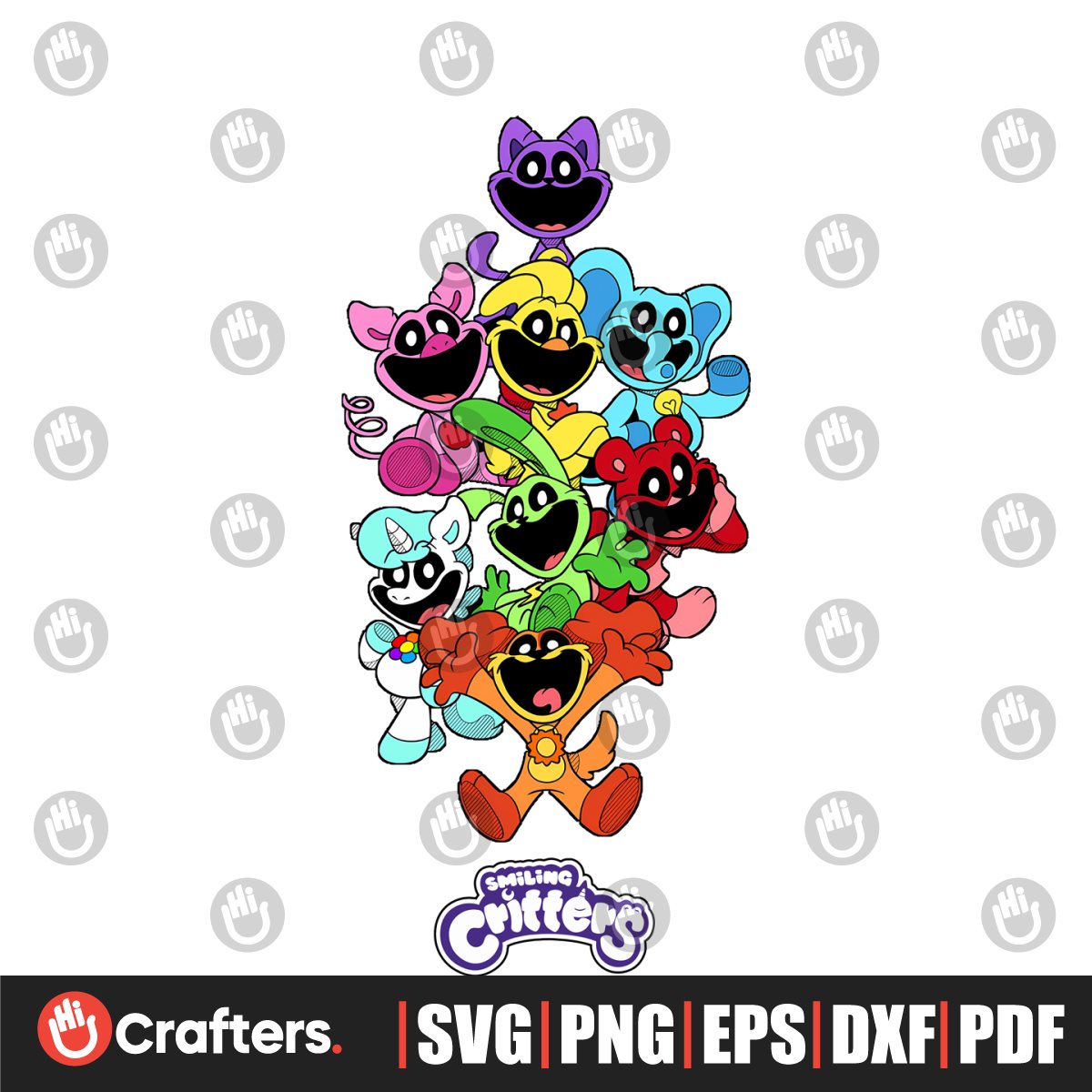 Smiling Critters Poppy Playtime Character PNG - Inspire Uplift