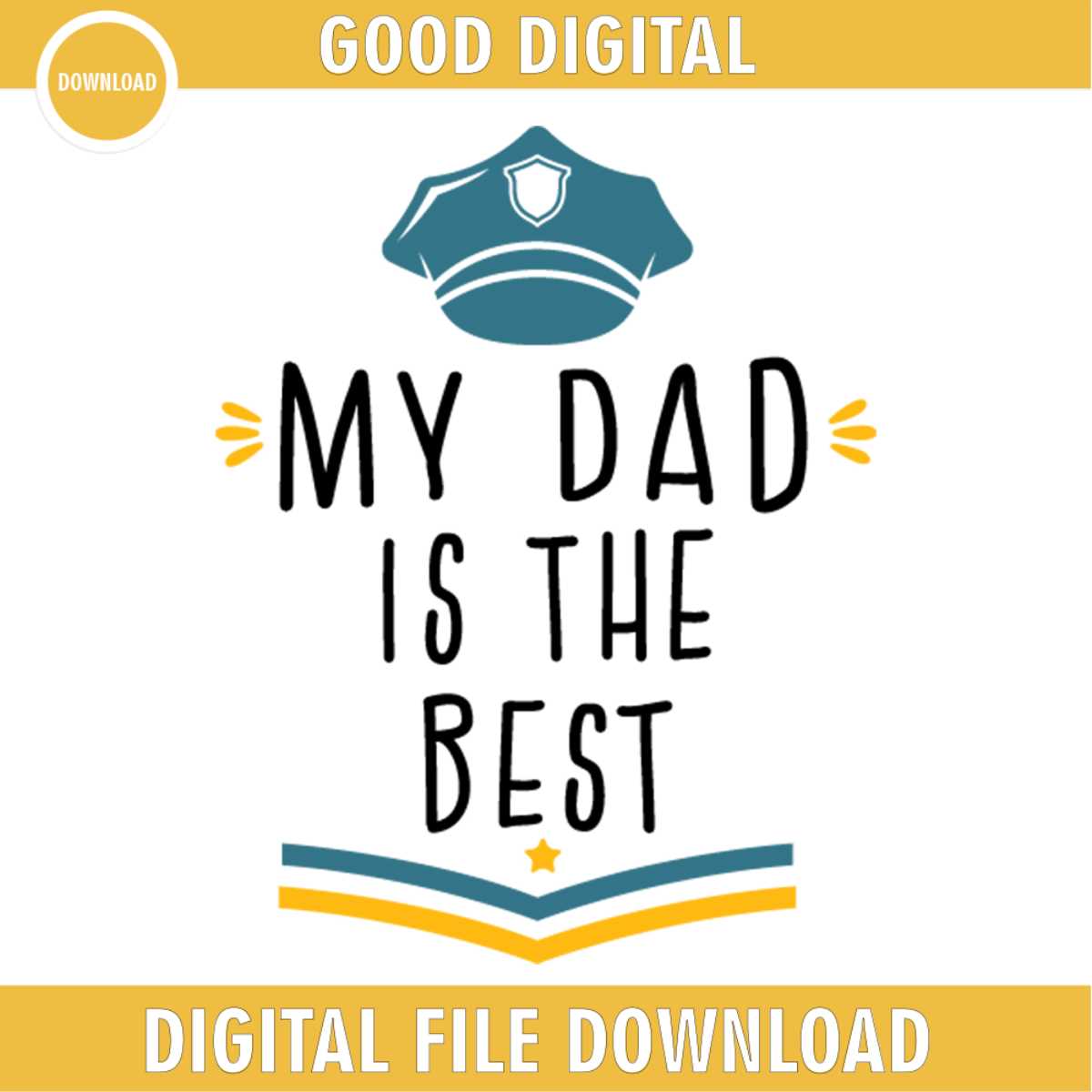 My Dad Is The Best Proud Father Day PNG - Inspire Uplift