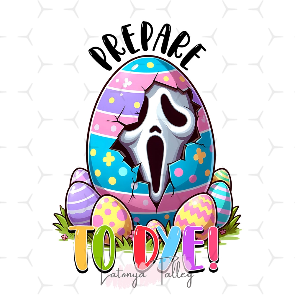 Ghostface Bunny Egg Prepare To Dye Png | Inspire Uplift