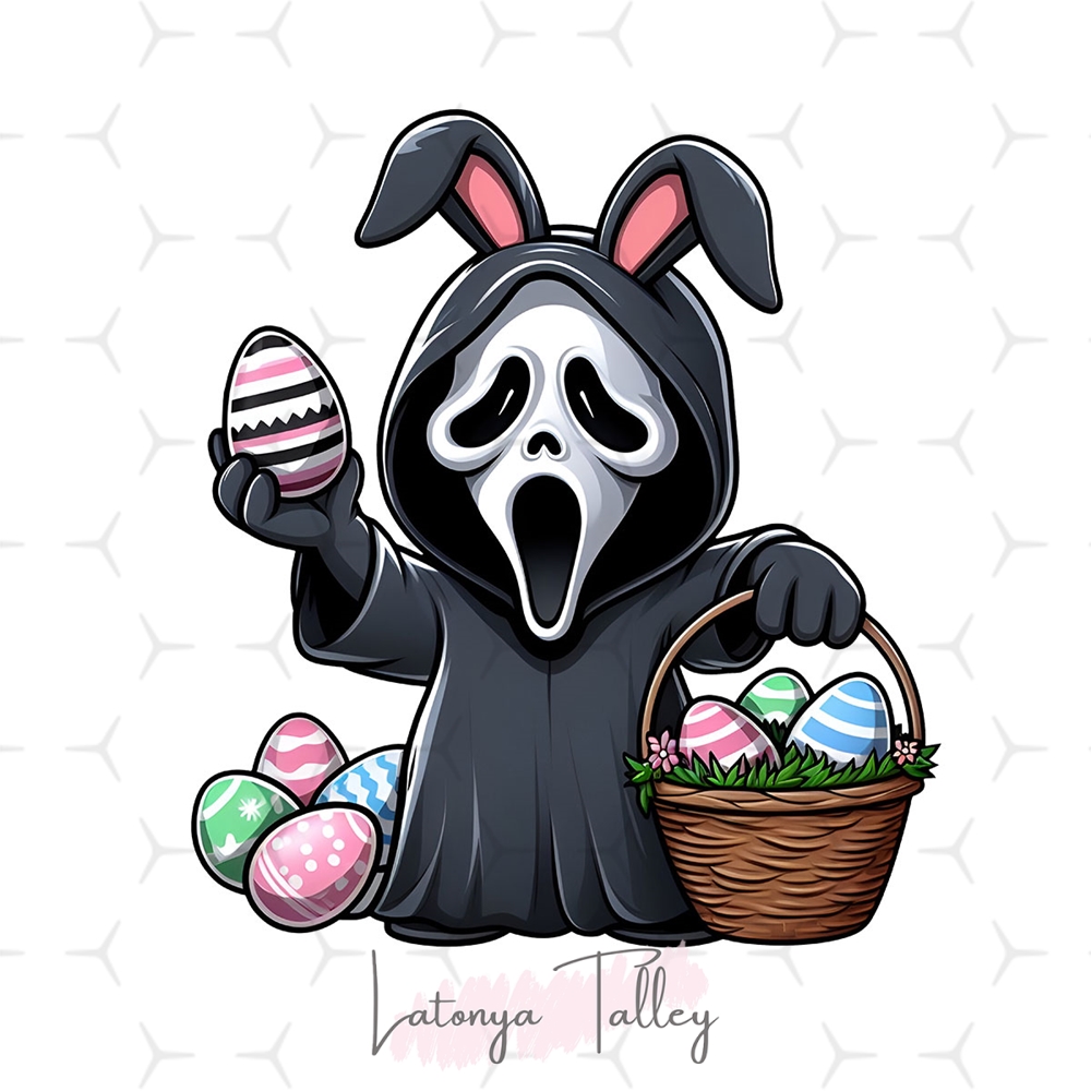 Ghostface Bunny Easter Day Png | Inspire Uplift