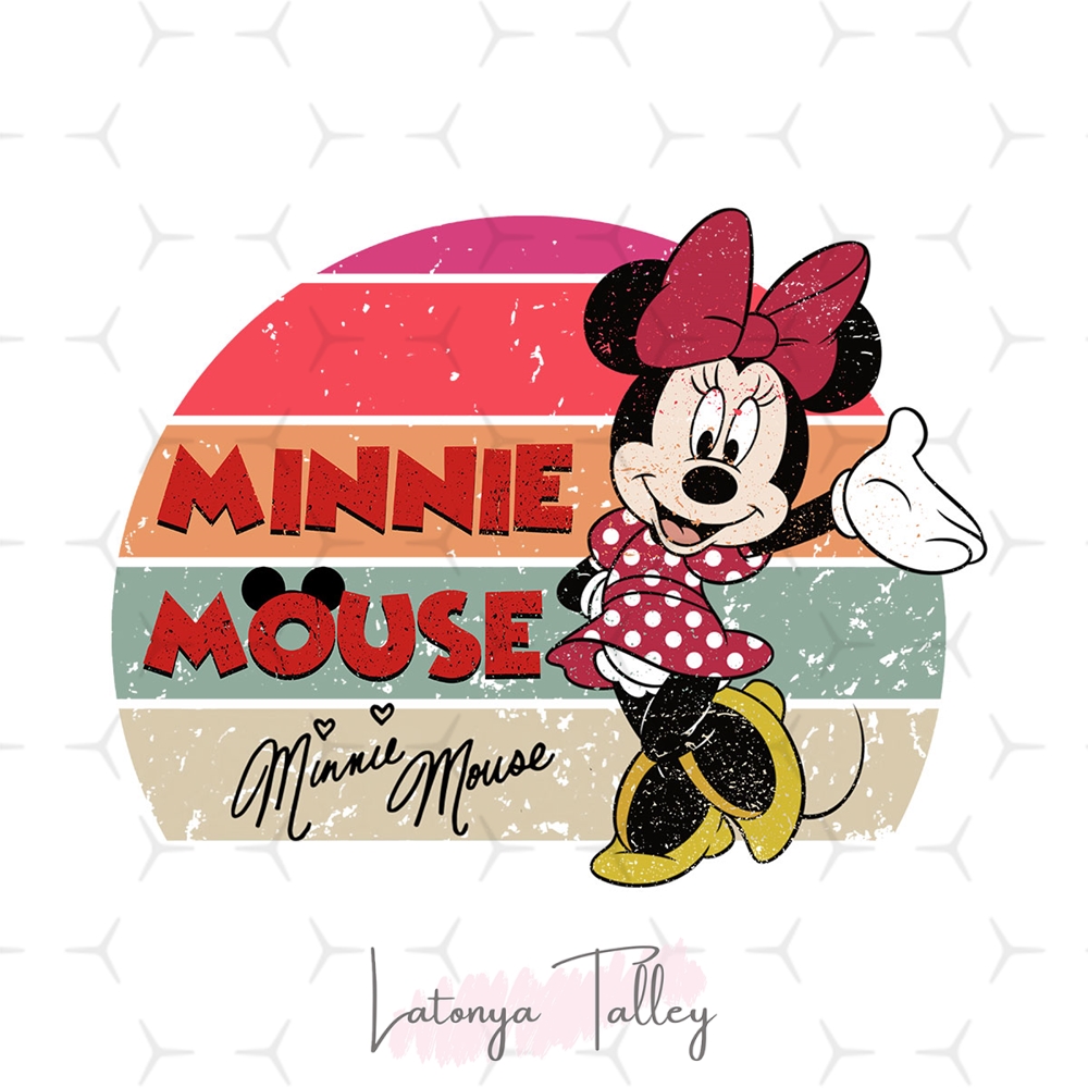 Disney Minnie Mouse with Signature PNG | Inspire Uplift