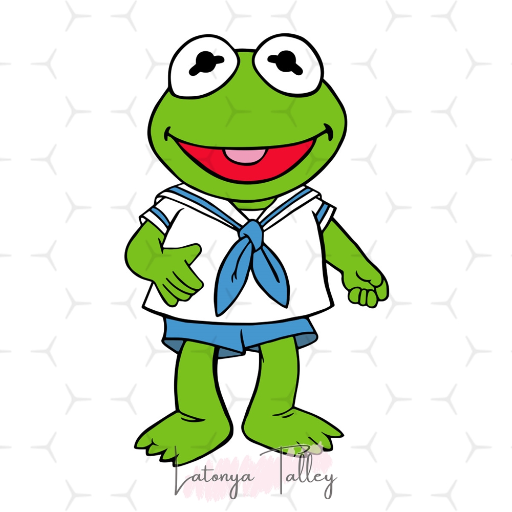 Kermit The Frog Muppet Babies SVG | Inspire Uplift