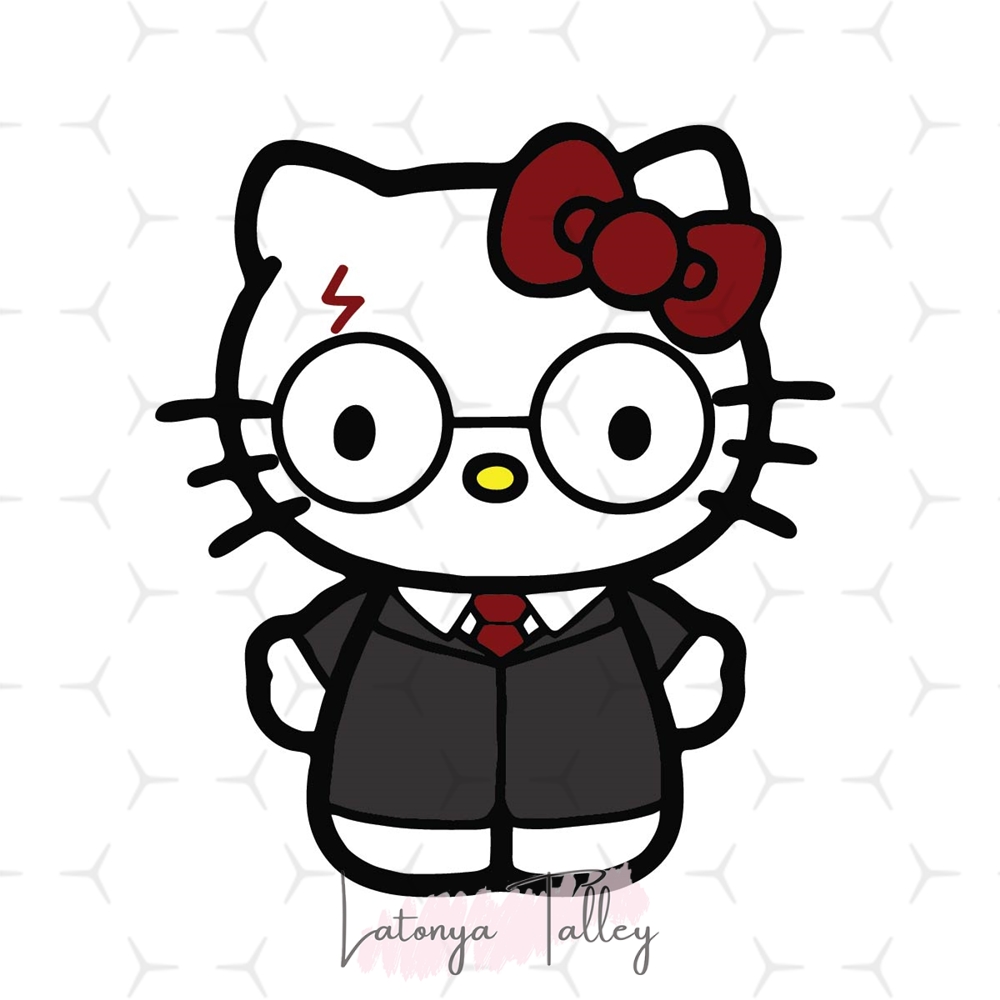 Hello Kitty Mascot Harry Potter Svg | Inspire Uplift