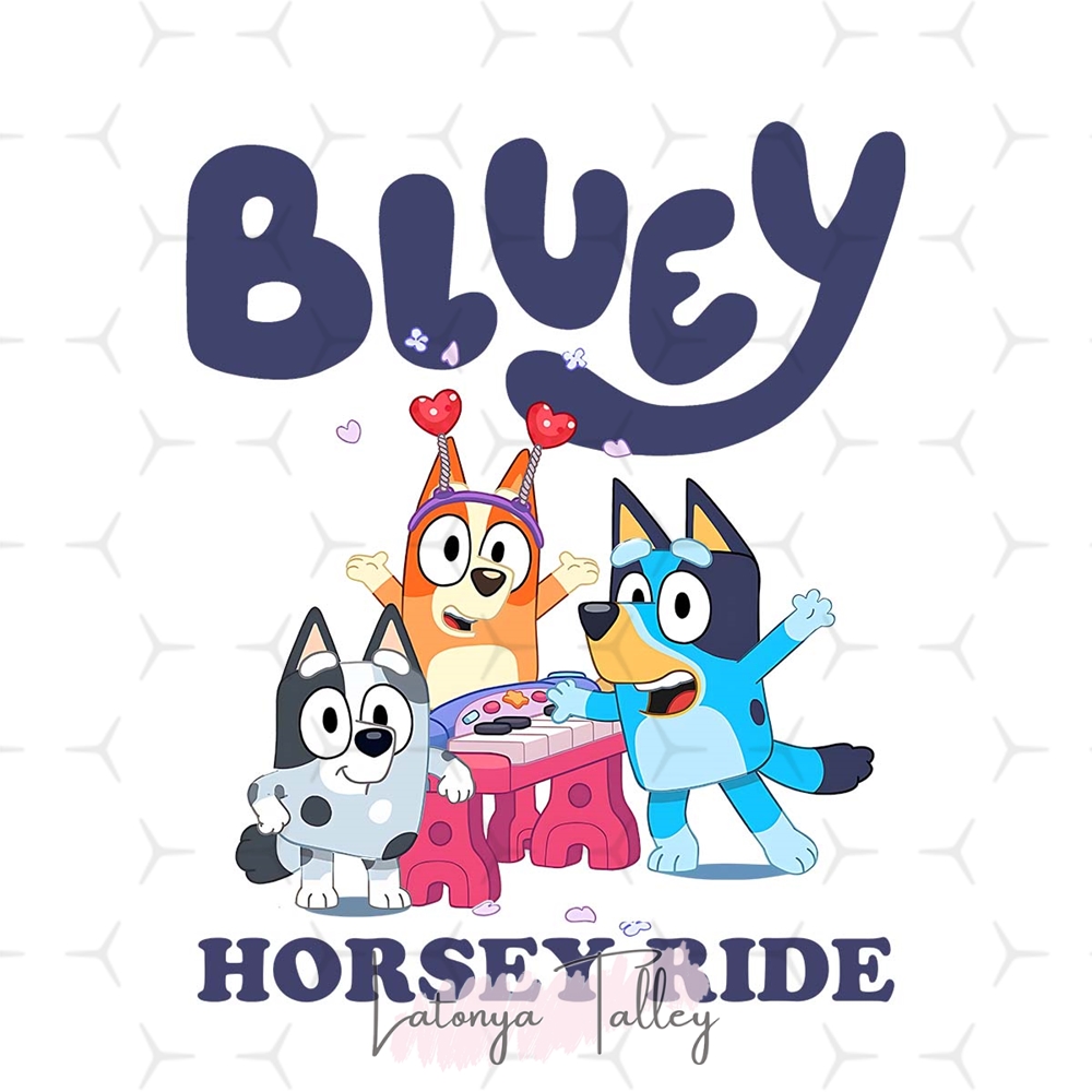 Bluey Horsey Ride SVG Cricut Files | Inspire Uplift
