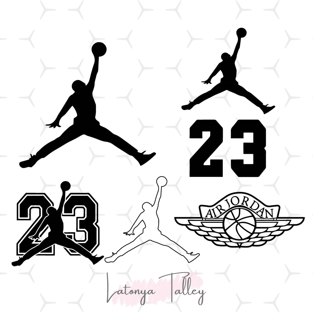 Air Jordan SVG Bundle, Air Jordan SVG, Air Jordan Logo, Jump | Inspire ...