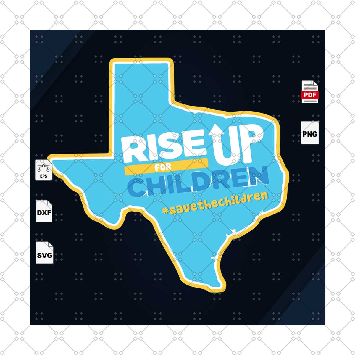 Rise Up For Children, Save The Children Svg, Human Trafficki - Inspire ...