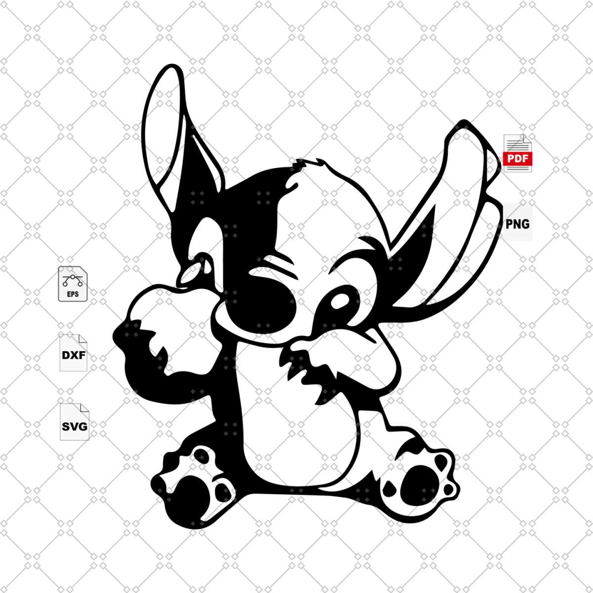 Stitch Svg, Stitch Vector, Stitch Lover, Stitch and lilo svg | Inspire ...