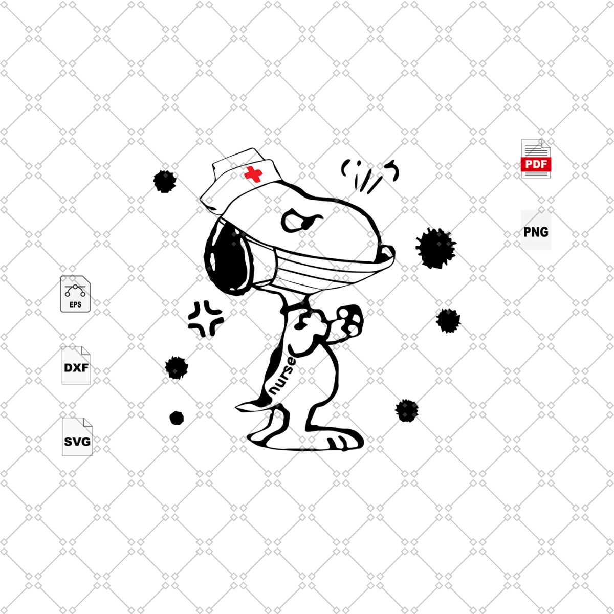 Snoopy Nurse, Nurse Svg, Snoopy Svg, Snoopy Lover, Coronavir | Inspire ...