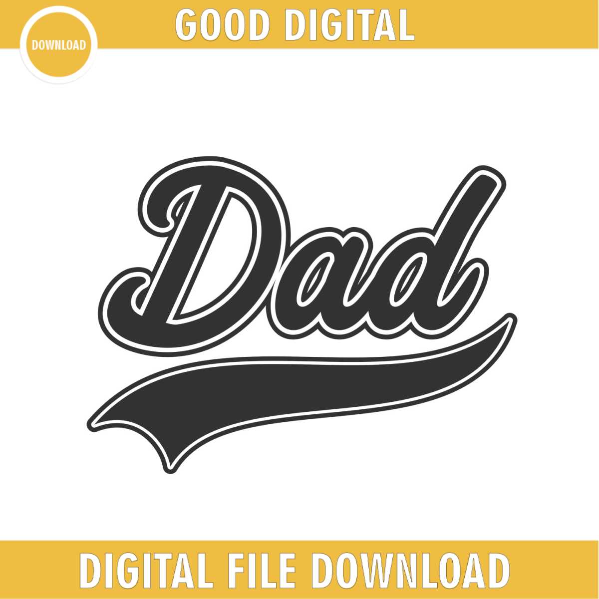 Dad Logo Father Day Vector SVG | Inspire Uplift
