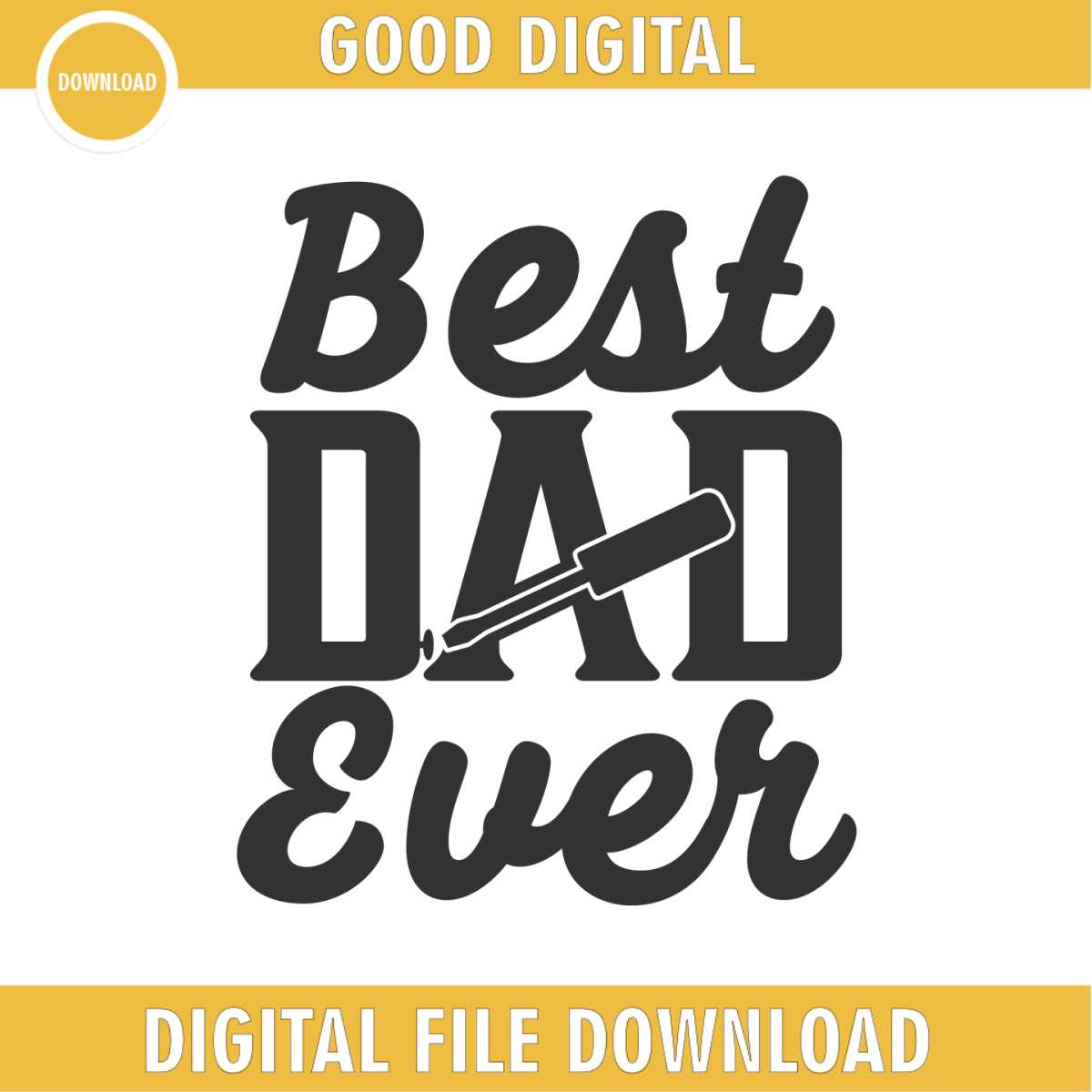 Best Dad Ever Mechanic Father Day SVG | Inspire Uplift