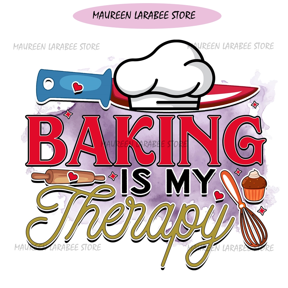 Baking Is My Therapy PNG | Inspire Uplift