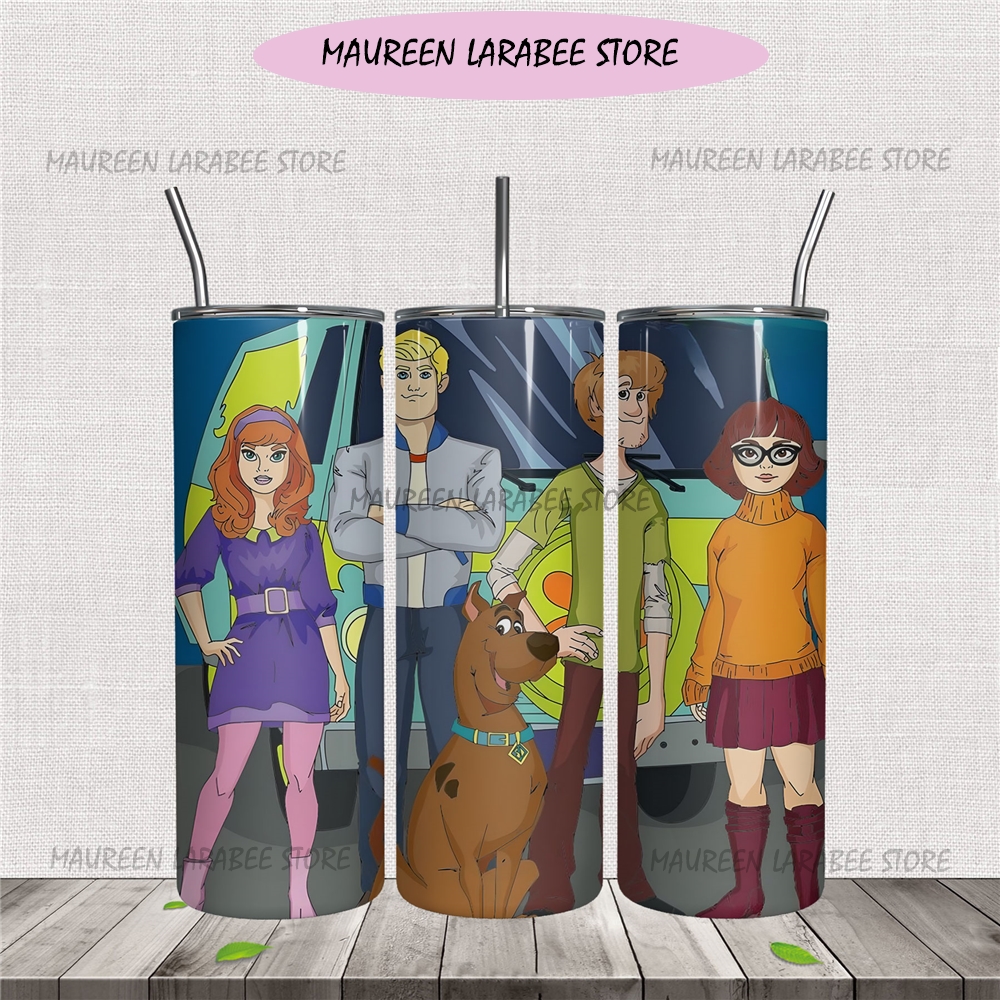 Scooby Doo Tumbler Wrap Design PNG | Inspire Uplift