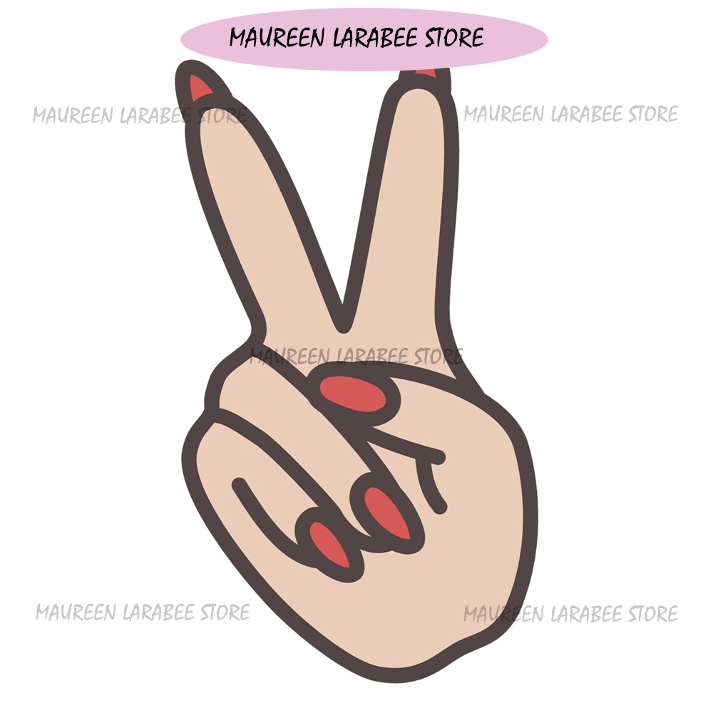 Patriotic Hand Peace Sign 4th Of July Day SVG | Inspire Uplift