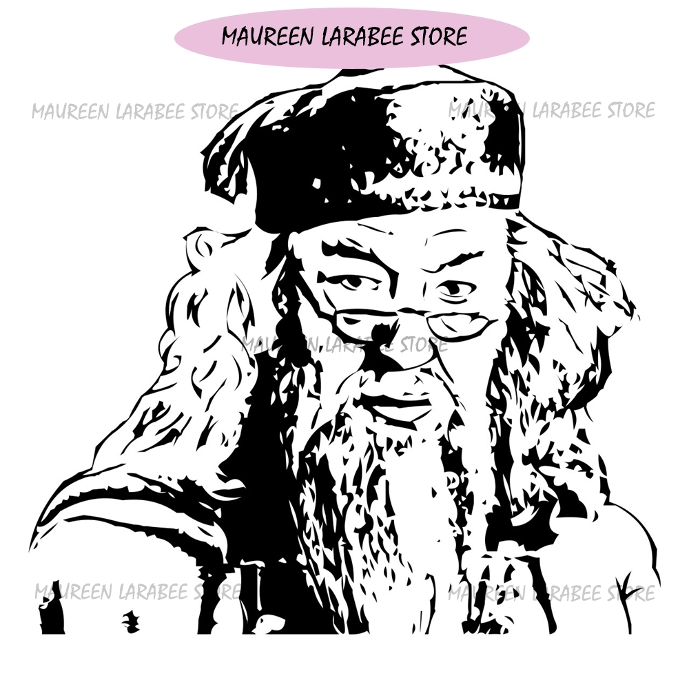 Hogwart Professor Albus Dumbledore Harry Potter Movie SVG Si | Inspire ...
