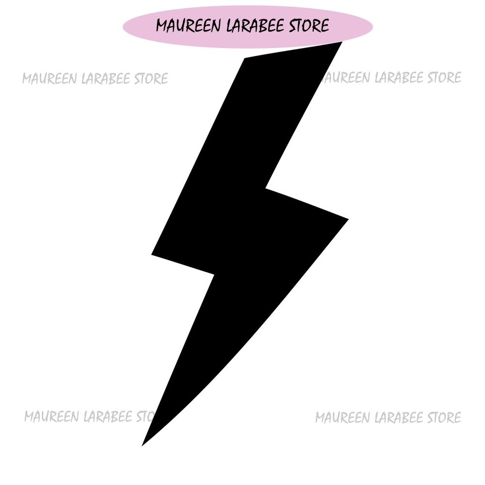 Harry Potter Thunder Lightning Bolt SVG Silhouette Vector | Inspire Uplift