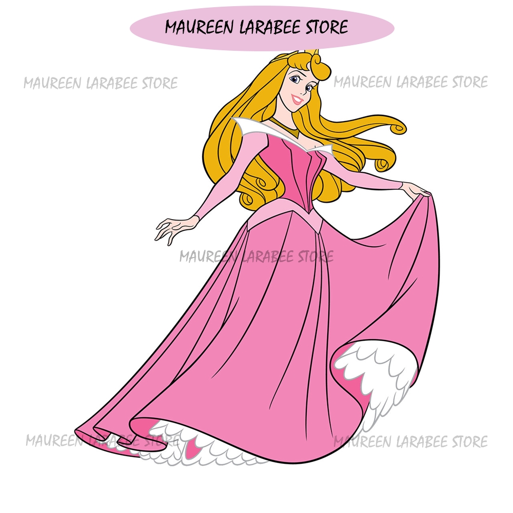 Pretty Sleeping Beauty Princess Aurora SVG Clipart | Inspire Uplift