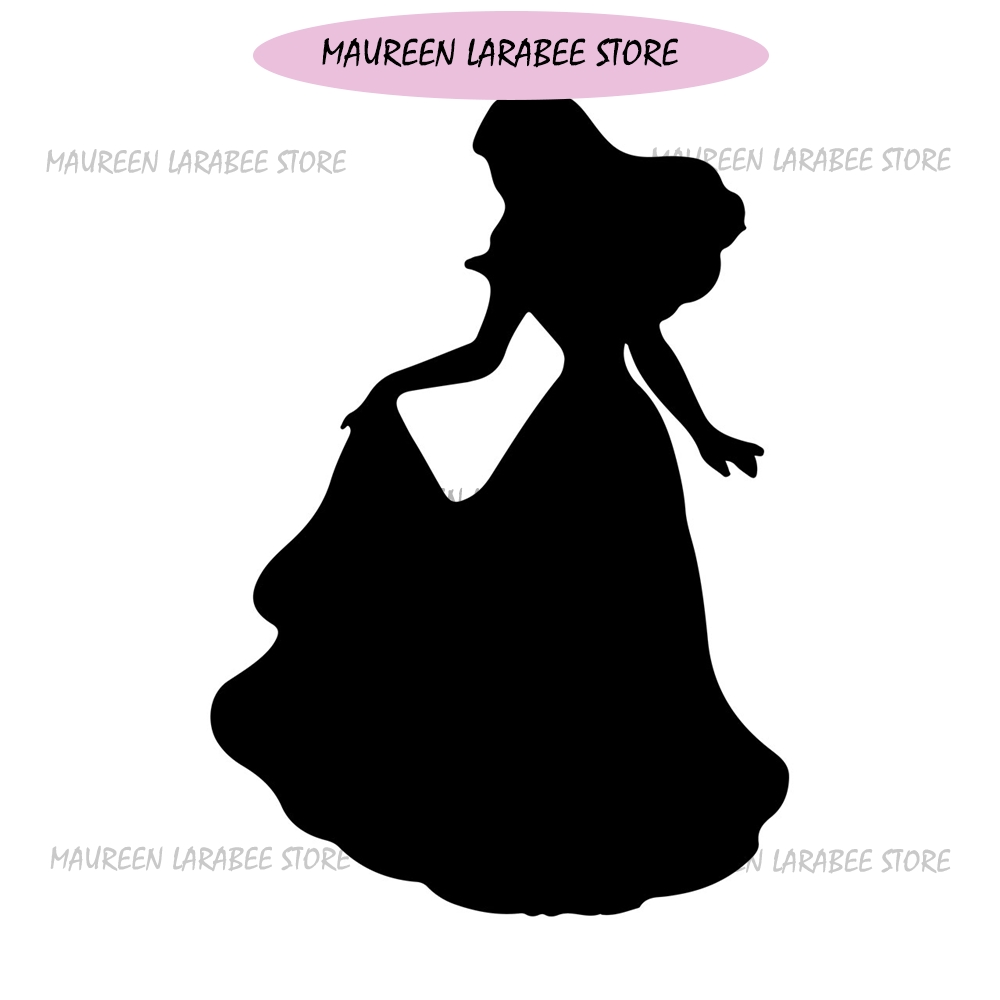 Aurora Disney Sleeping Beauty Princess Silhouette Vector SVG | Inspire ...