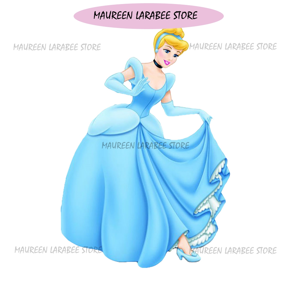 Disney Princess Cinderella Wears Glass Slipper PNG | Inspire Uplift