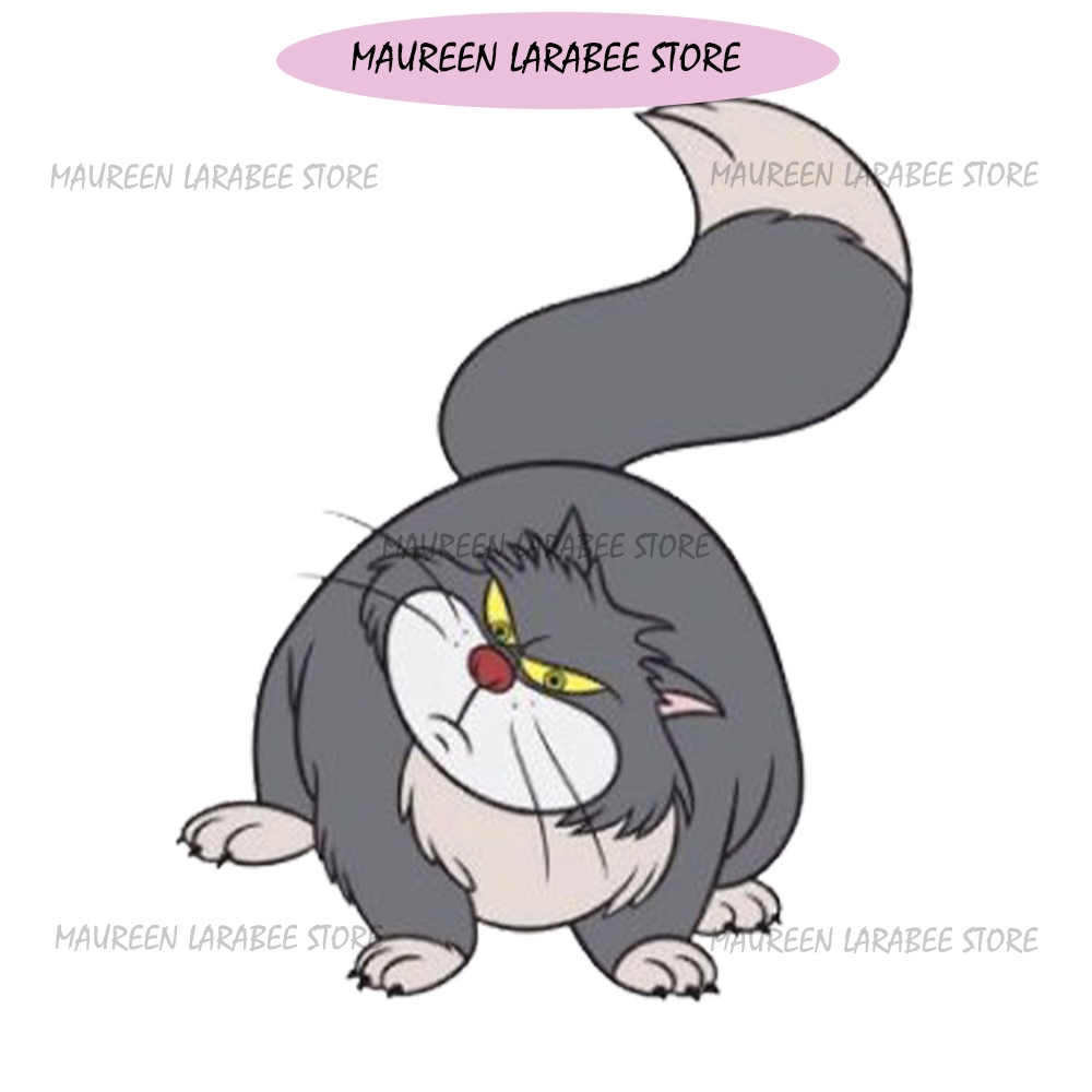 Cinderella Lucifer The Cat Disney Cartoon Character PNG | Inspire Uplift