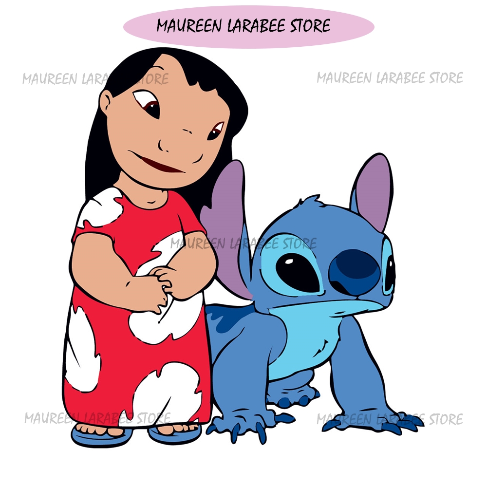 Lilo & Alien Dog Stitch Disney Cartoon SVG | Inspire Uplift
