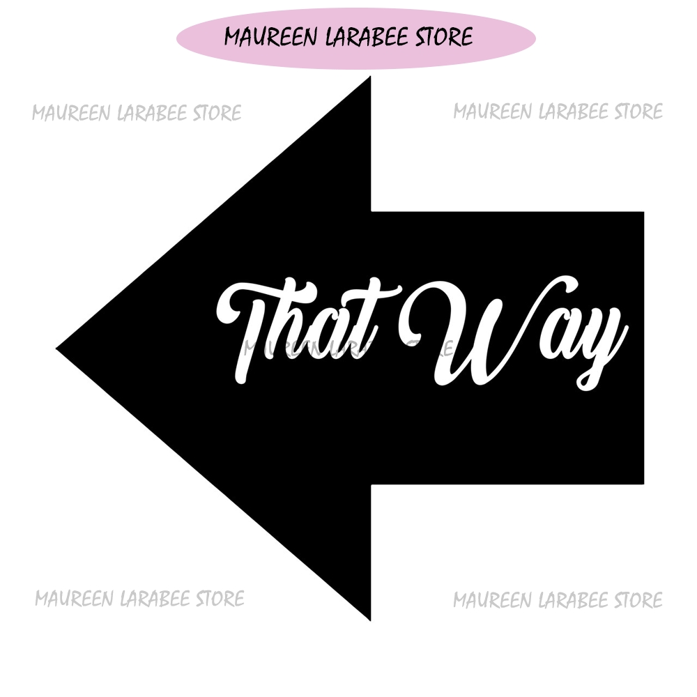 That Way Stick Figure Vector Alice In Wonderland SVG | Inspire Uplift