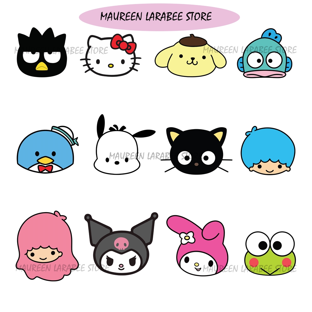 Sanrio Characters Bundle Svg, Sanrio Svg, Hello Kitty Svg, K | Inspire ...