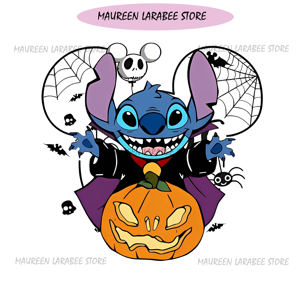 Stitch Pumpkin Spooky PNG, Lilo And Stitch Witch PNG | Inspire Uplift