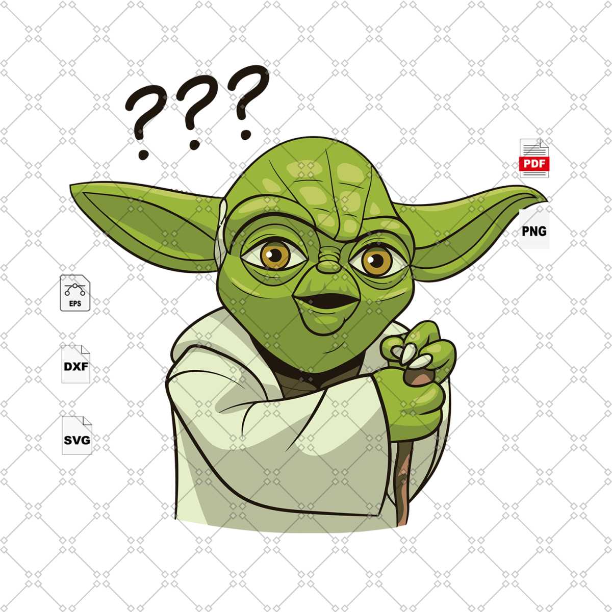 Baby Yoda With Canes, Baby Yoda Star Wars, Yoda Master, Swor | Inspire ...