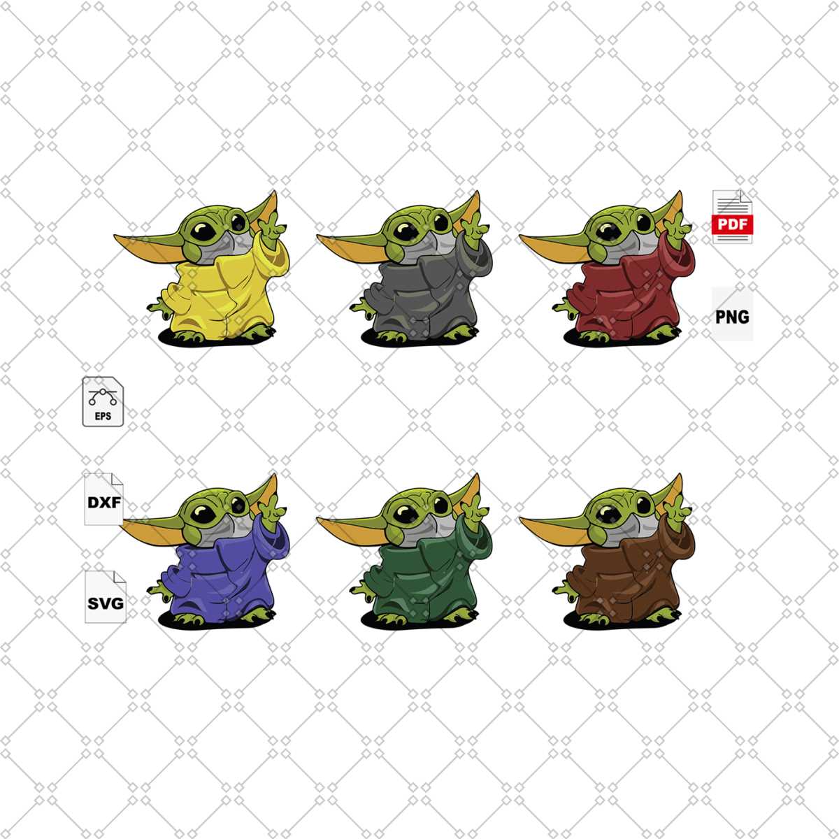 Baby Yoda Bundle, Baby Yoda Wear Face Mask, Baby Yoda Bundle | Inspire ...