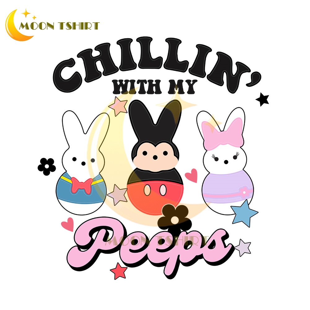 Chilling With My Easter Mickey Mouse Peeps PNG | Inspire Uplift