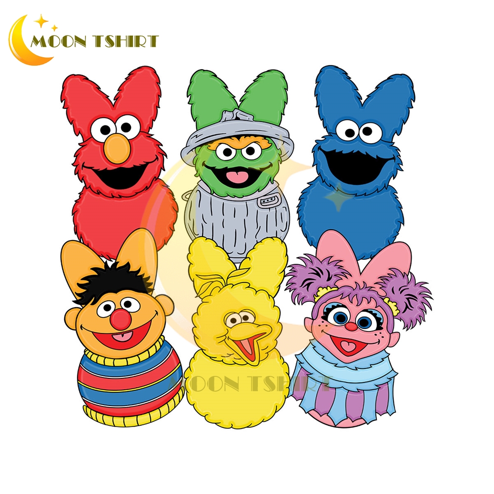 Sesame Street Peeps Happy Easter PNG | Inspire Uplift
