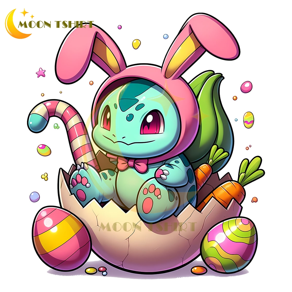 Bulbasaur Easter Egg Digital Download | Inspire Uplift