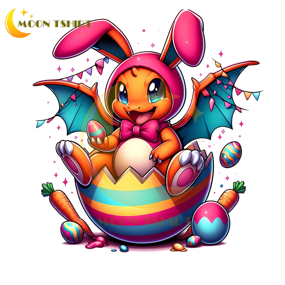 Charmander Easter Instant Digital Download | Inspire Uplift