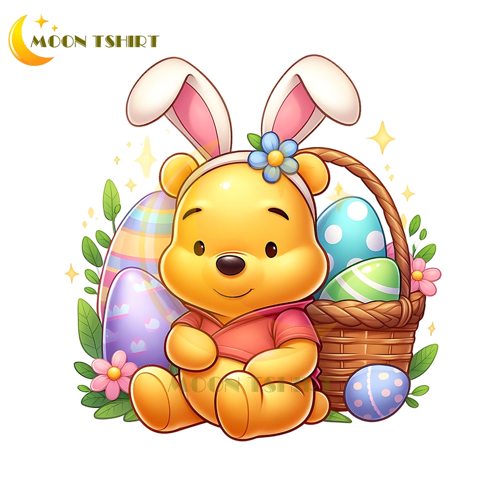 Easter Pooh Egg Digital PNG File | Inspire Uplift