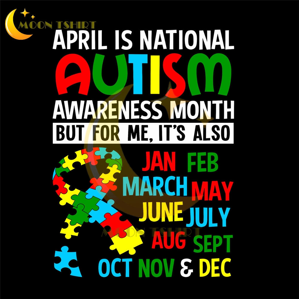 April Is National Autism Awareness Month PNG | Inspire Uplift