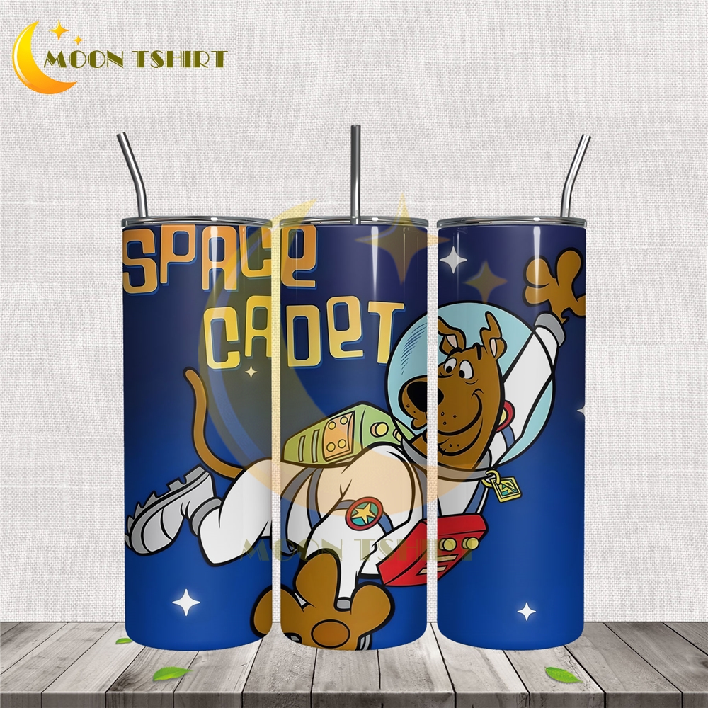 Scooby Doo Astronaut Tumbler Sublimation PNG | Inspire Uplift