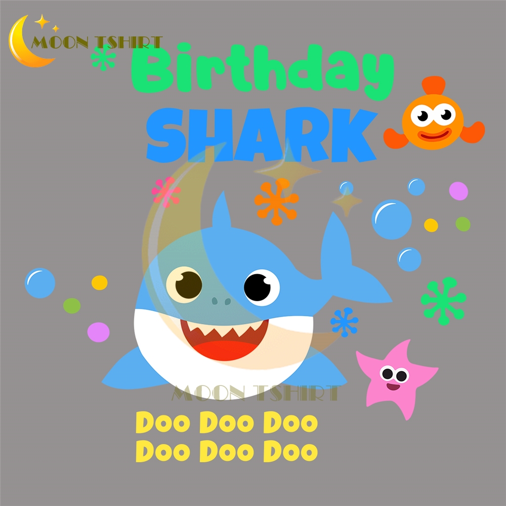 Birthday Baby Shark Blue Doo Doo SVG | Inspire Uplift
